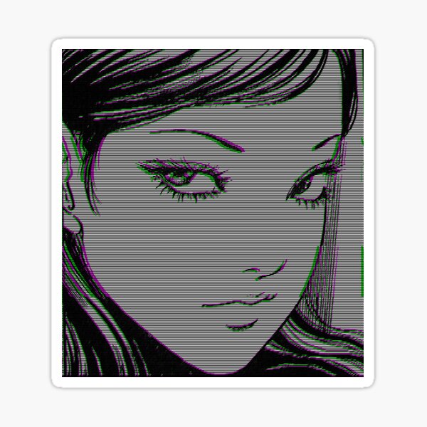 "tomie" Sticker by Lexsum | Redbubble