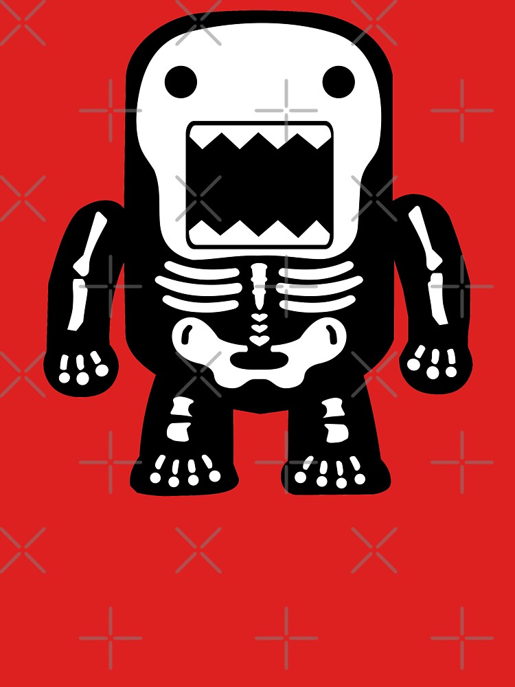 "Skeleton Domo" T-shirt for Sale by carshirts | Redbubble | skeleton t ...