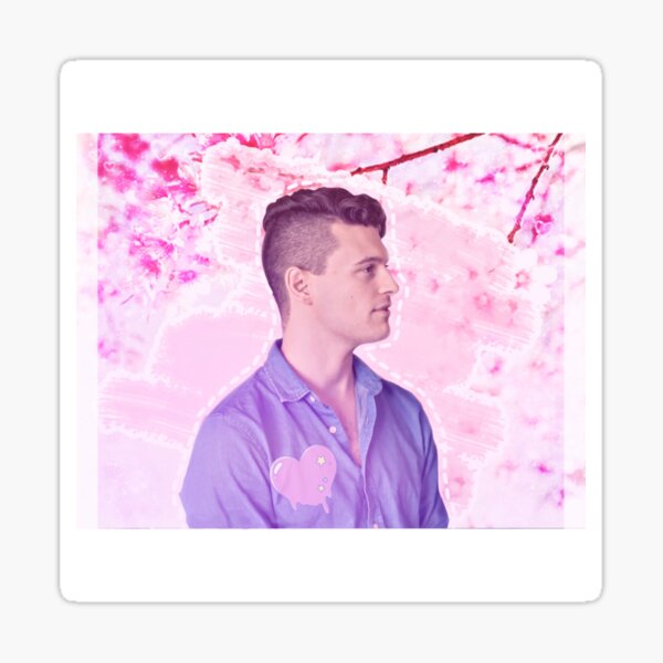 "Pastel Bryan Dechart" Sticker for Sale by Kittyxkato | Redbubble