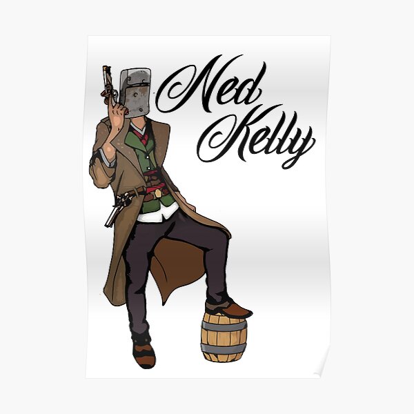 "Ned Kelly " Poster by Zemolee | Redbubble