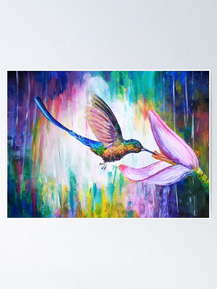 "Hummingbird" Poster by umantsiva | Redbubble