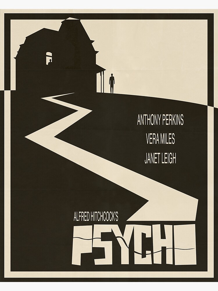 "Psycho" Poster for Sale by FinlayMcNevin | Redbubble