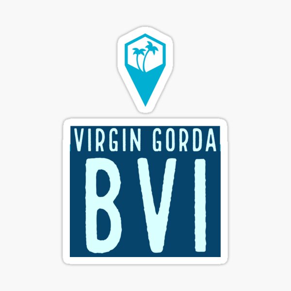 "Virgin Gorda BVI" Sticker for Sale by crickmonster | Redbubble