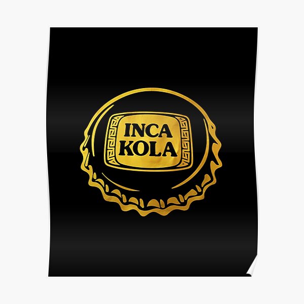 "Inca Kola Golden Leaf" Poster by DisobeyTees | Redbubble