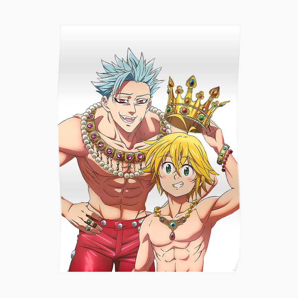 Meliodas Und Ban Poster Von Pauuulog Redbubble