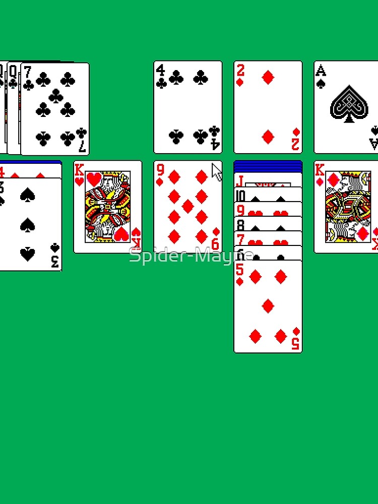 "Windows 95 Solitaire" T-shirt for Sale by Spider-Mayne | Redbubble ...