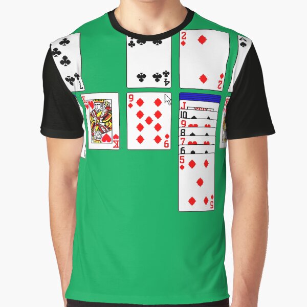 "Windows 95 Solitaire" T-shirt for Sale by Spider-Mayne | Redbubble ...