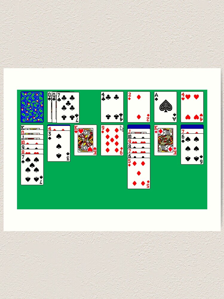 "Windows 95 Solitaire" Art Print by Spider-Mayne | Redbubble