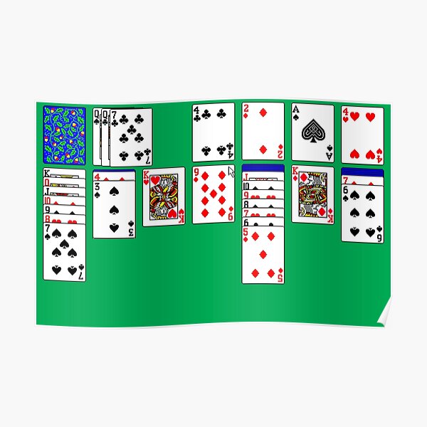 "Windows 95 Solitaire" Poster for Sale by Spider-Mayne | Redbubble