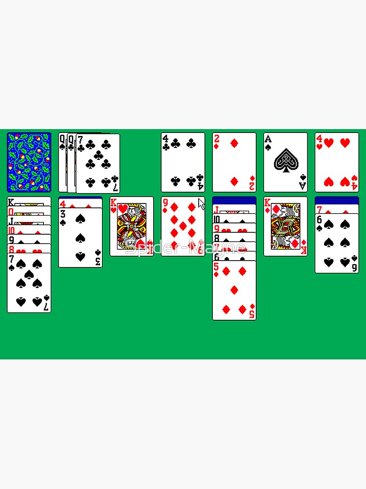 "Windows 95 Solitaire" Sticker for Sale by Spider-Mayne | Redbubble