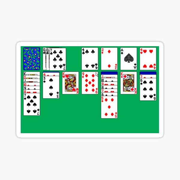 "Windows 95 Solitaire" Sticker for Sale by Spider-Mayne | Redbubble