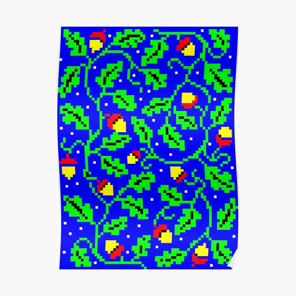 "Windows 95 Solitaire Card Back Pattern" Poster for Sale by Spider ...