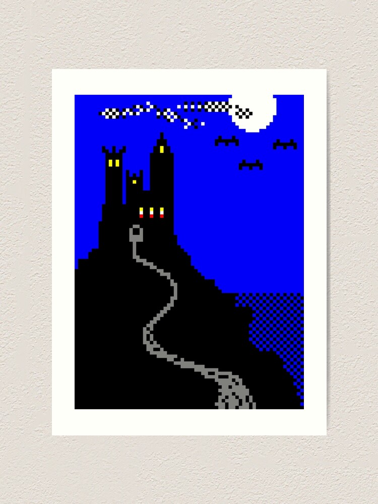 "Windows 95 Solitaire Card Back 'Castle' Pattern" Art Print by Spider ...