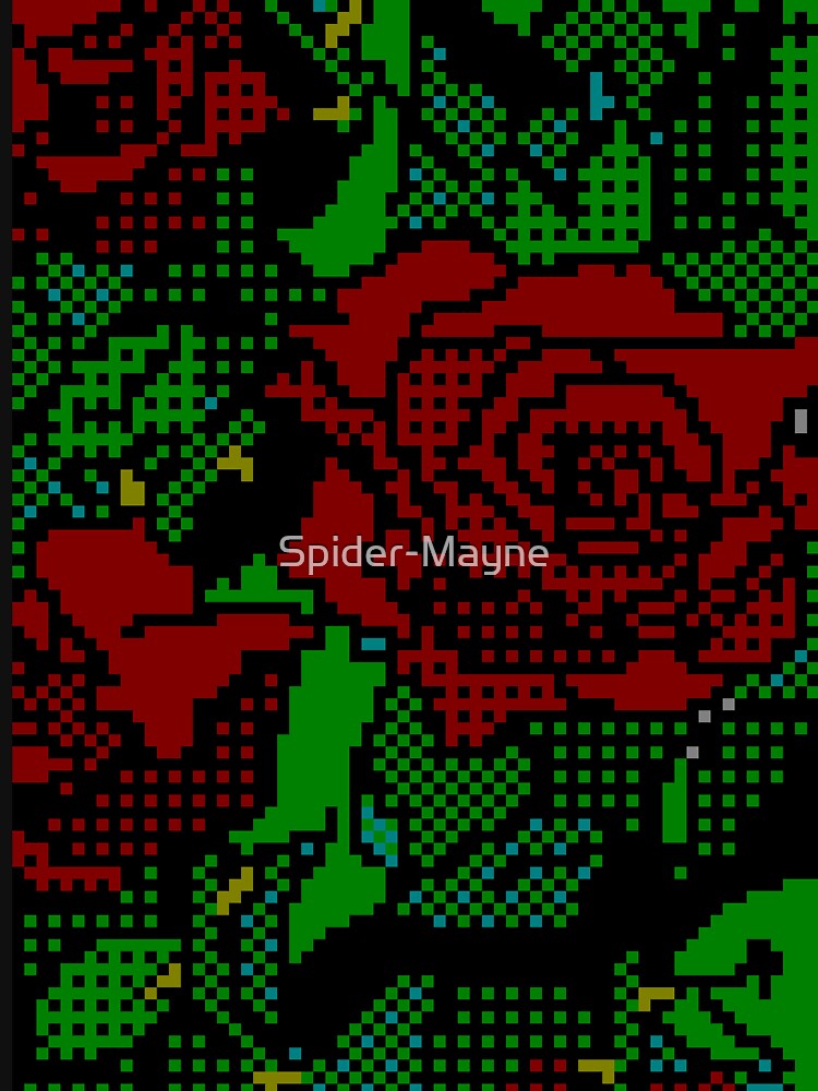 "Windows 95 Solitaire Card Back 'Roses' Pattern" T-shirt for Sale by ...