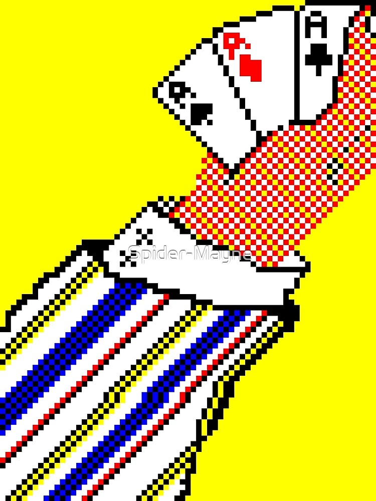 "Windows 95 Solitaire Card Back 'CardHand' Pattern" Art Print by Spider ...