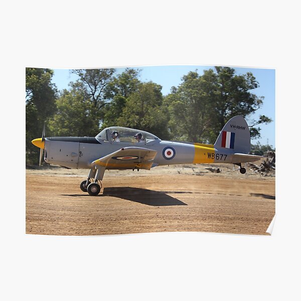 "DHC-1C Chipmunk" Poster by StephenHorton | Redbubble
