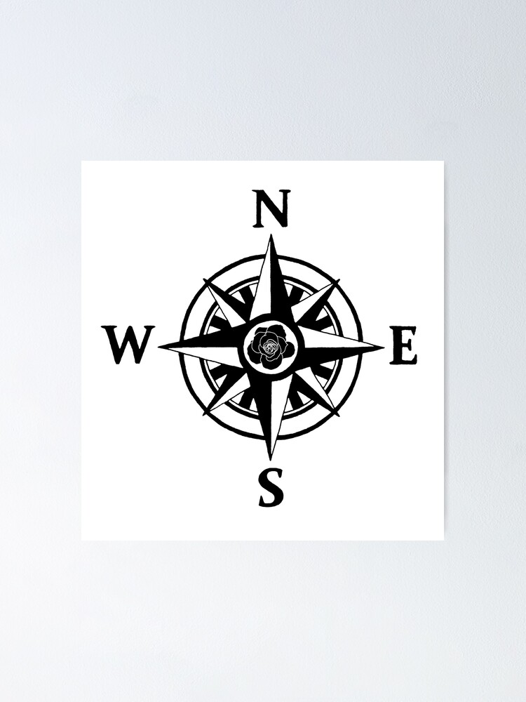 "Compass" Poster for Sale by Lagueny | Redbubble
