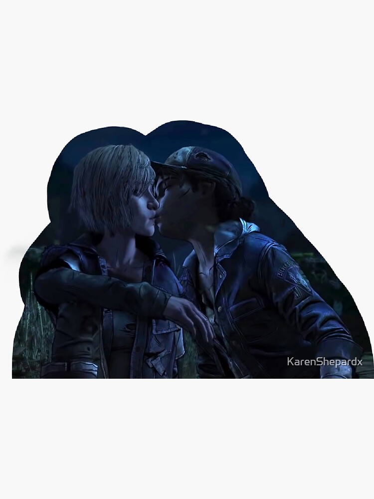 "Violentine kiss." Sticker for Sale by KarenShepardx | Redbubble
