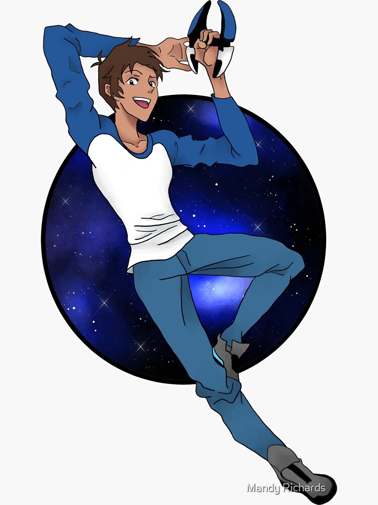 "Lance McClain from Voltron" Sticker by mandydelfsart | Redbubble