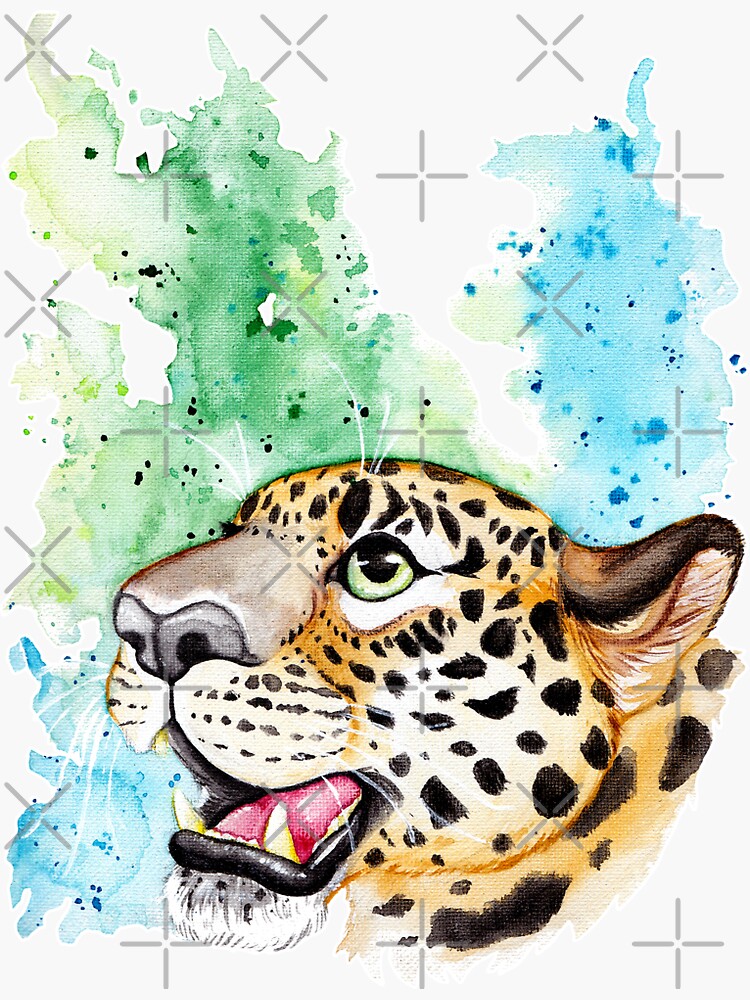 "Amur Leopard" Sticker for Sale by TakMouse | Redbubble