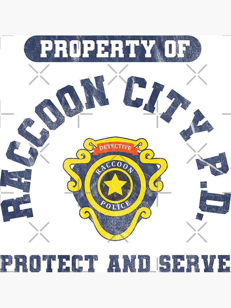 Raccoon Police Department Logo STARS Raccoon Police Dept PVC Patch