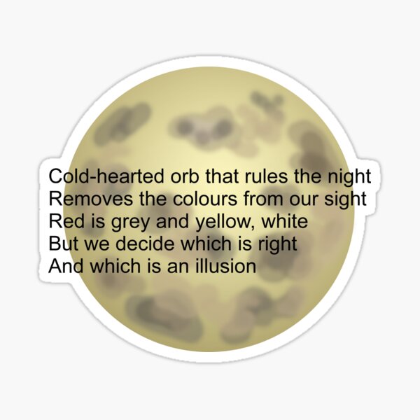 "Cold Hearted Orb " Sticker for Sale by myimpression | Redbubble