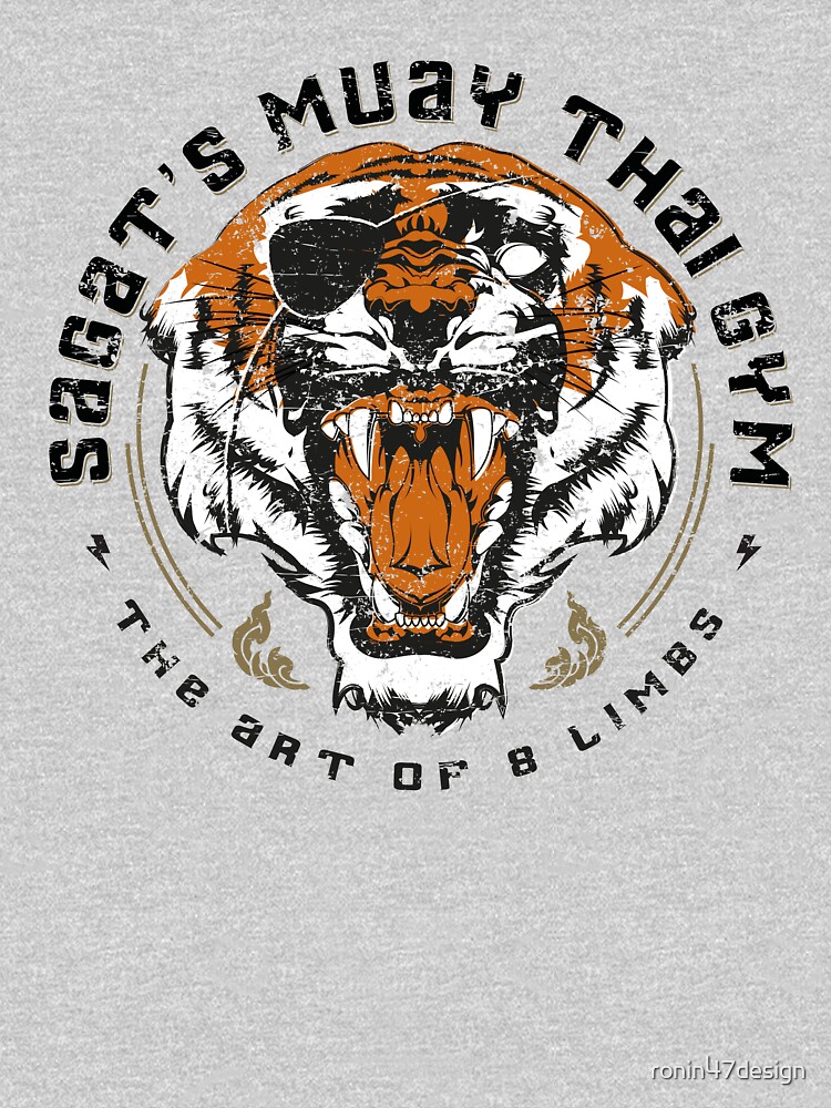 "Sagat's Muay Thai Gym" T-shirt for Sale by ronin47design | Redbubble ...