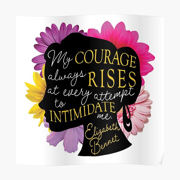 "my courage rises" Poster for Sale by jordan804 | Redbubble