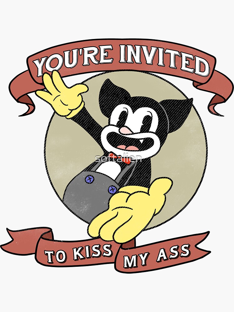 "You're Invited!" Sticker for Sale by softalien | Redbubble