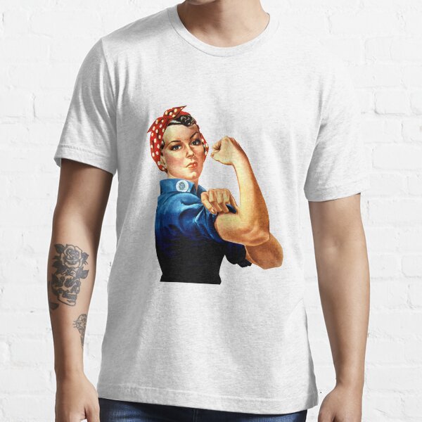 "Rita the Riveter " T-shirt for Sale by austinandnat | Redbubble | girl ...