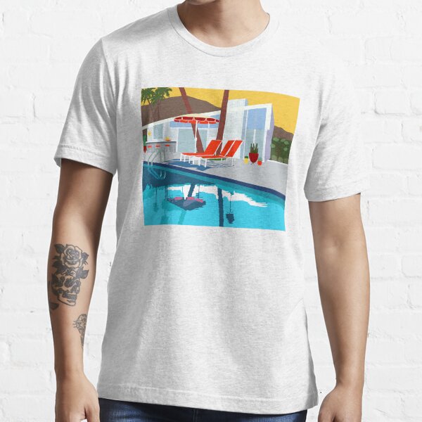 "Mid Century Poolside" T-shirt for Sale by jenbucheli | Redbubble | mid ...