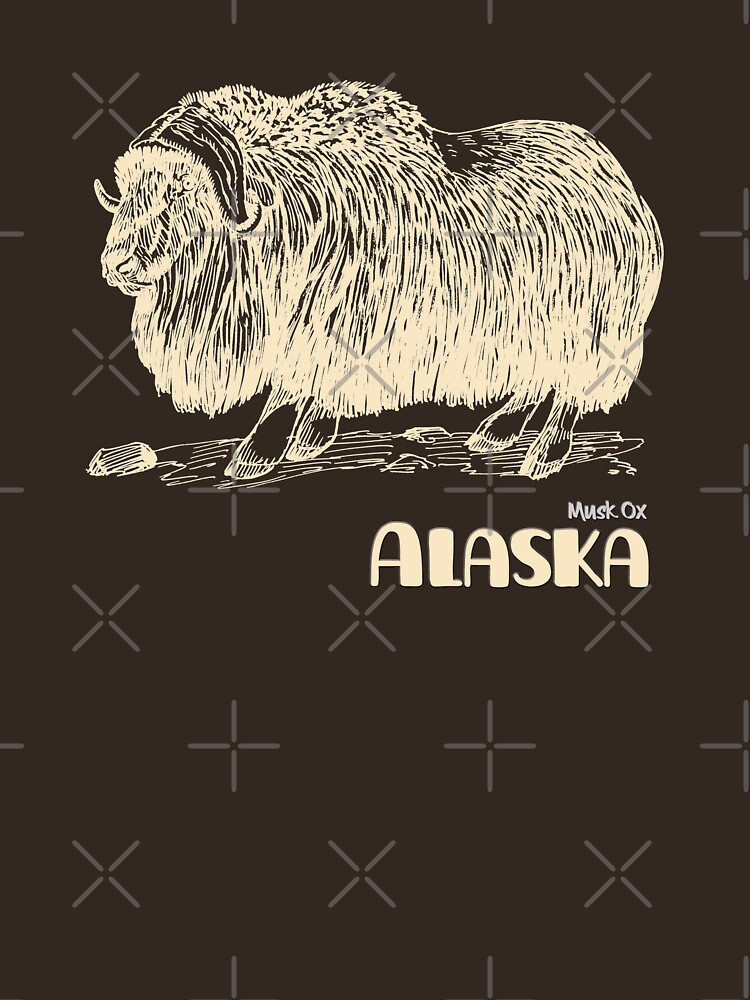 T-shirt « Bœuf musqué, alaska », par AlaskaExtreme | Redbubble