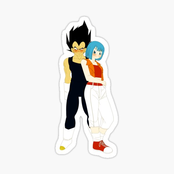 Vegeta And Bulma Stickers | Redbubble