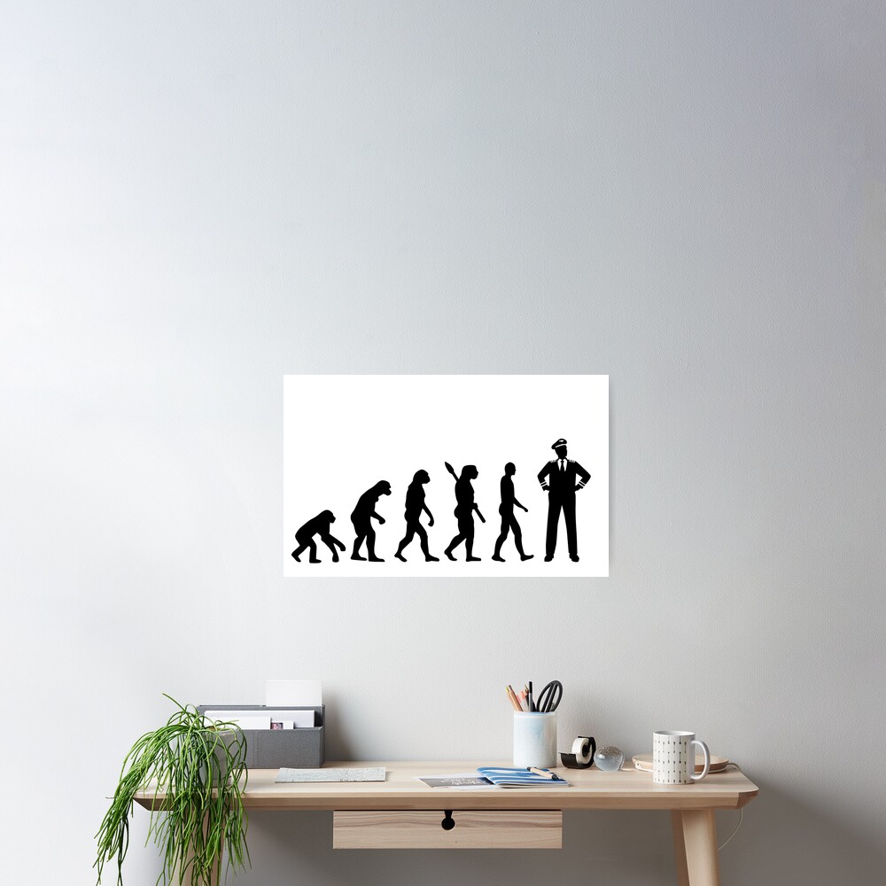 "Evolution." Poster by LAZYJSTUDIOS | Redbubble