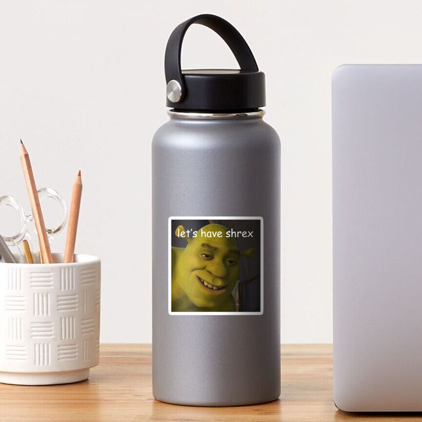 "shrek meme" Sticker for Sale by keeks03 | Redbubble