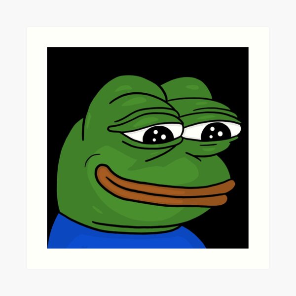 "FeelsOkayMan pepe " Art Print by sivelobanova | Redbubble