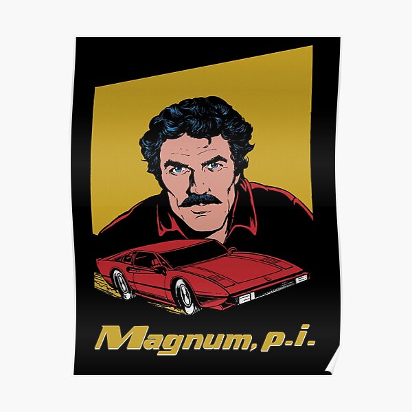 "Magnum, p.i." Poster for Sale by Vector-Planet | Redbubble
