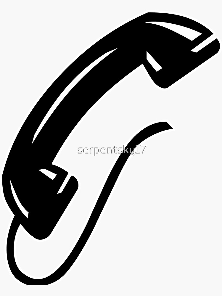 "Old School Telephone" Sticker by serpentsky17 | Redbubble