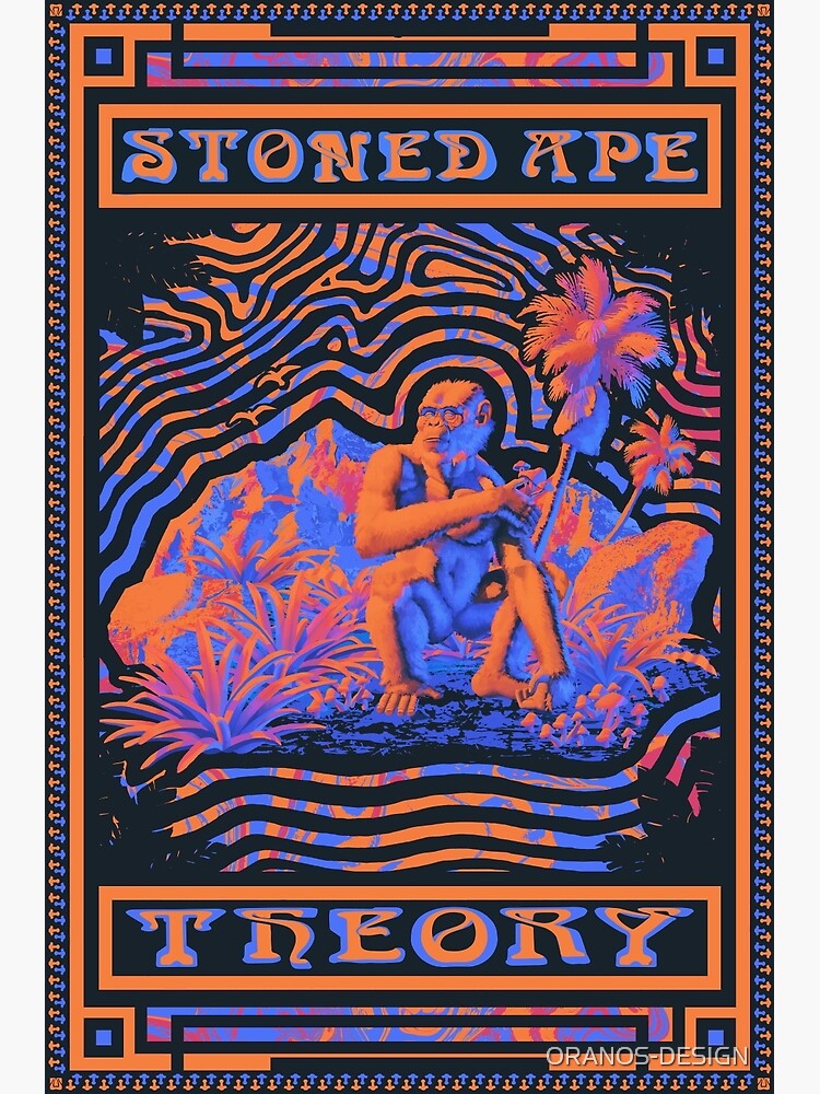 "STONED APE POSTER" Poster for Sale by ORANOS-DESIGN | Redbubble