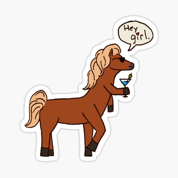 "Horse Centaur" Sticker by lilyhosken | Redbubble