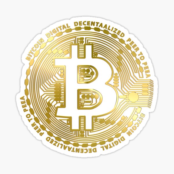 "Bitcoin " Sticker by AF-DESIGN | Redbubble