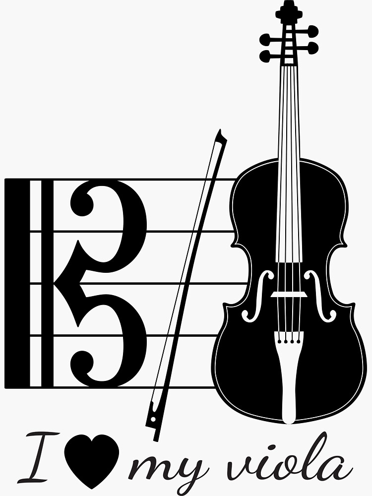 "Viola Design" Sticker for Sale by bpixton | Redbubble