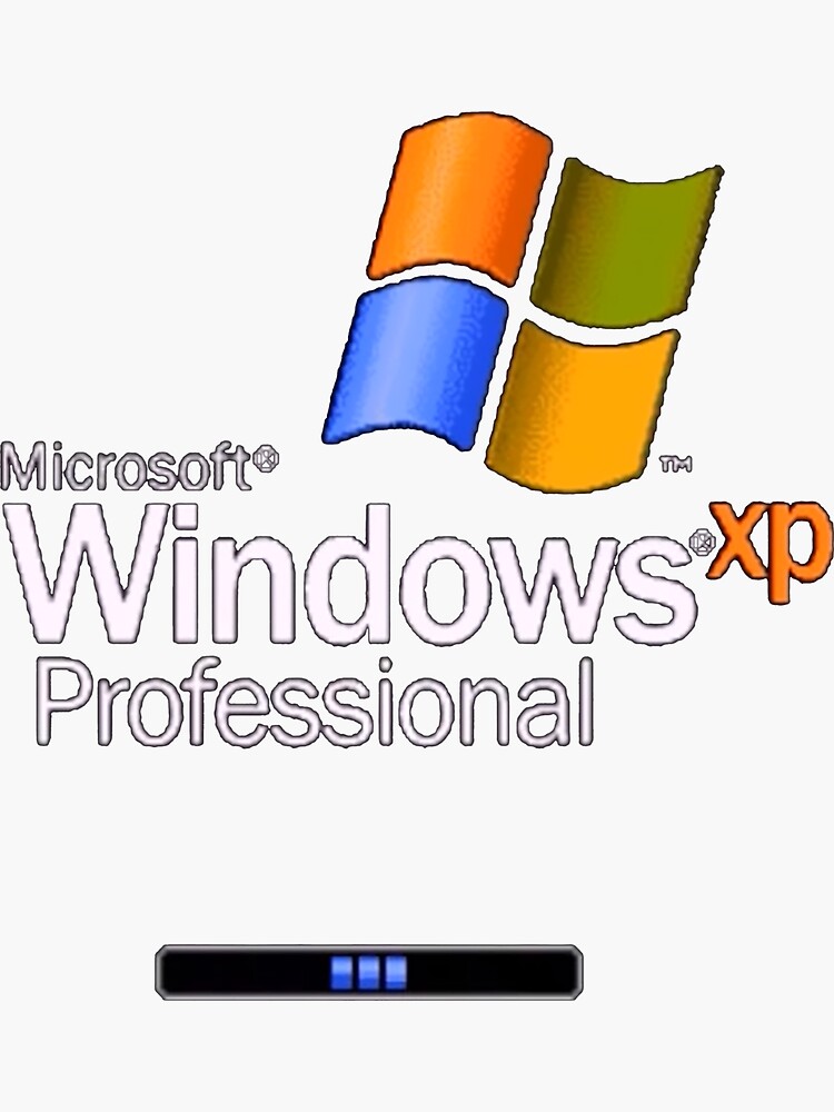 "Windows XP" Sticker for Sale by warfoo | Redbubble