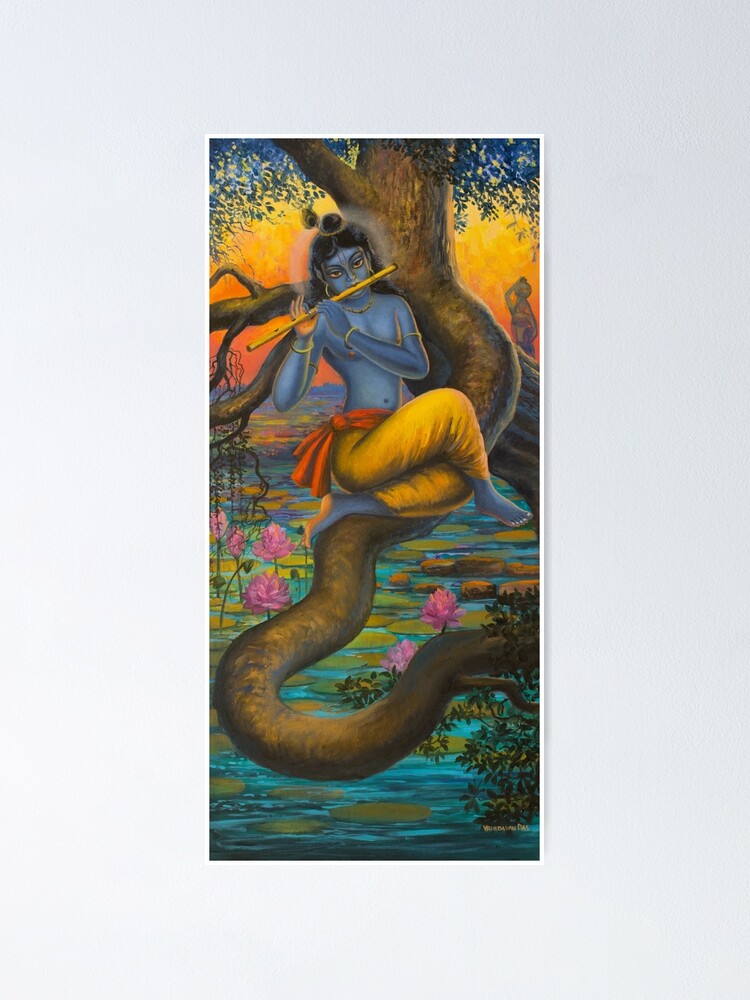 "Krishna Vasuri" Poster by vrindavandas | Redbubble