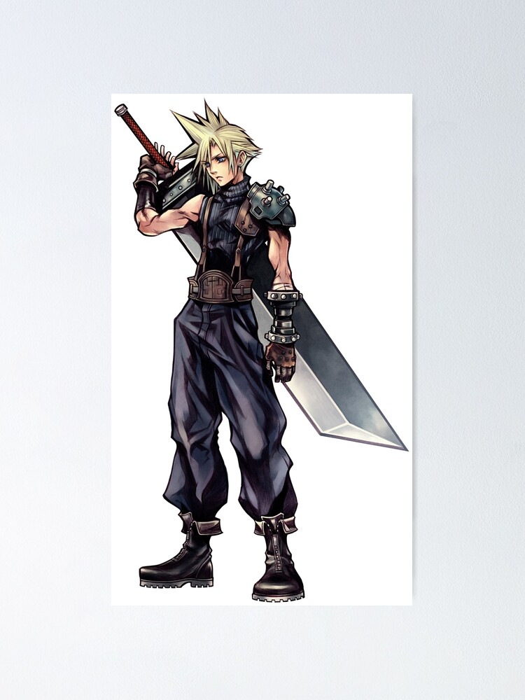 "Cloud Strife" Poster for Sale by mainallrounder | Redbubble
