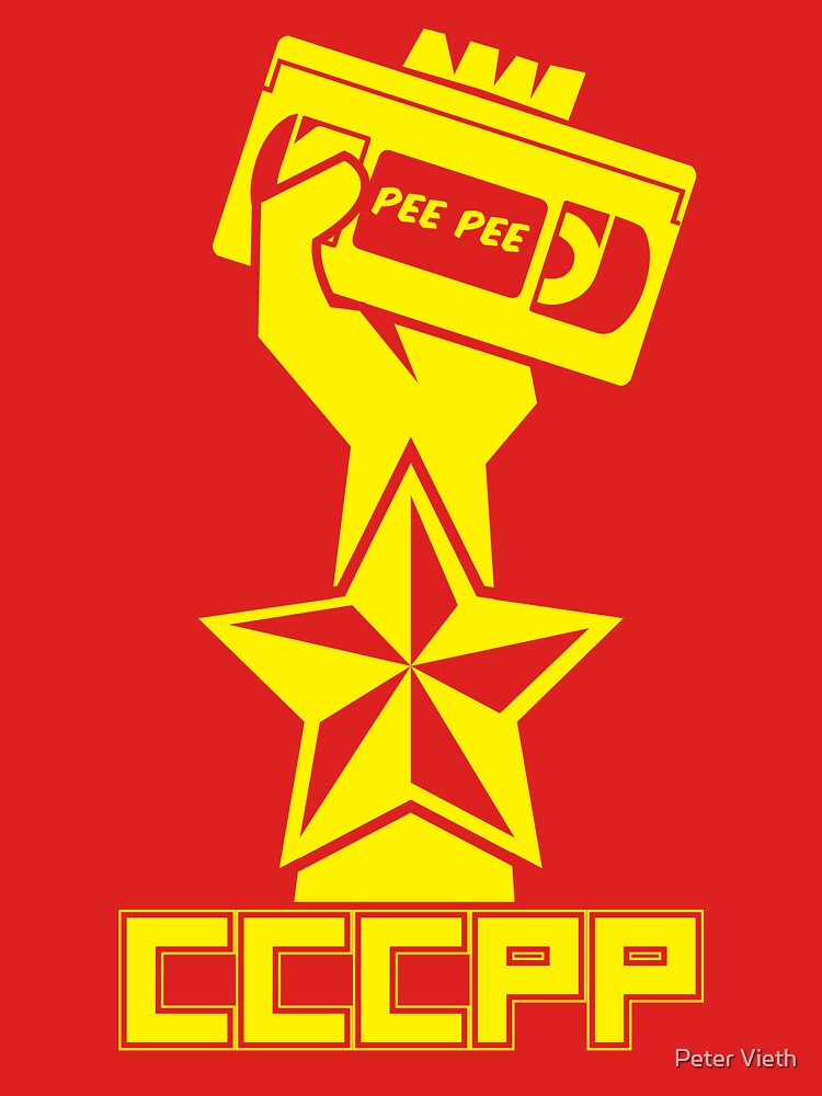 "CCCPP: Putin's Russian Fist holding the Trump Pee Pee Tapes" T-shirt ...