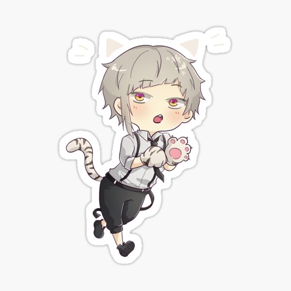 "Nakajima Atsushi" Sticker for Sale by Pastenaga | Redbubble
