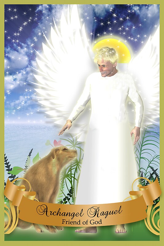 "Archangel Raguel" by angelguided | Redbubble