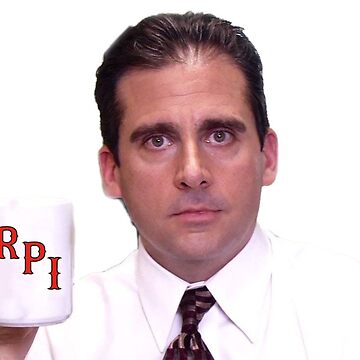 "Michael Scott RPI" Sticker for Sale by beck-dr | Redbubble