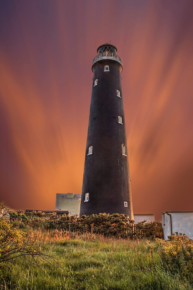 " Dungeness Lighthouse at Dusk" by Dave Godden | Redbubble